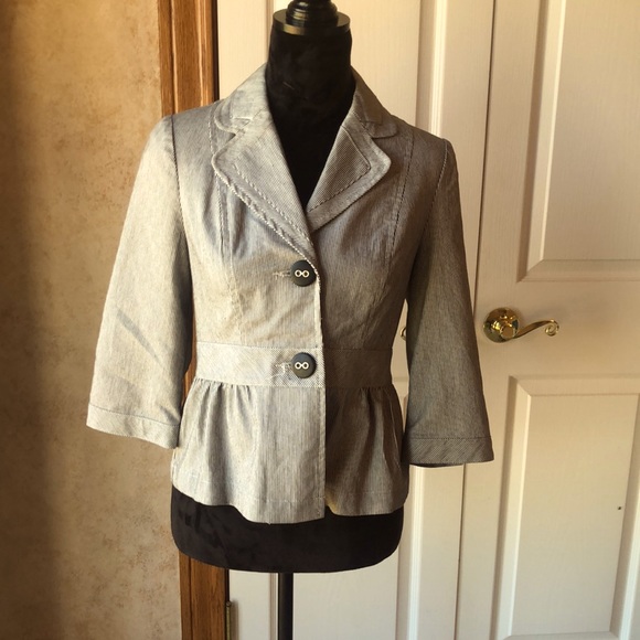 ambition | Jackets & Coats | Striped Blazer | Poshmark